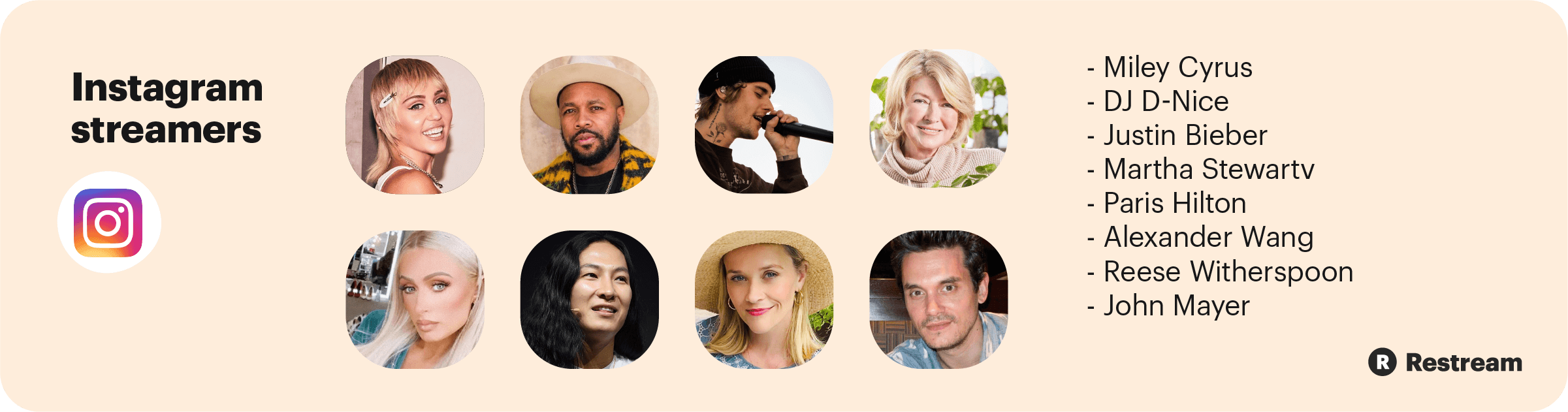 Celebrity Streamers to Watch on Twitch and Instagram – Restream Blog