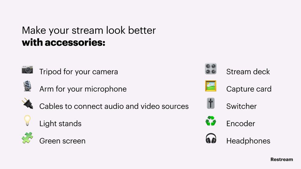 Setting Up a Home Live Streaming Studio: Full Guide – Restream Blog