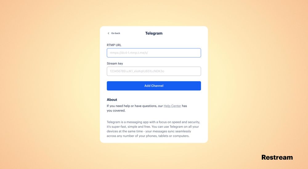 How to Live Stream on Telegram: The Full Guide | Restream Blog