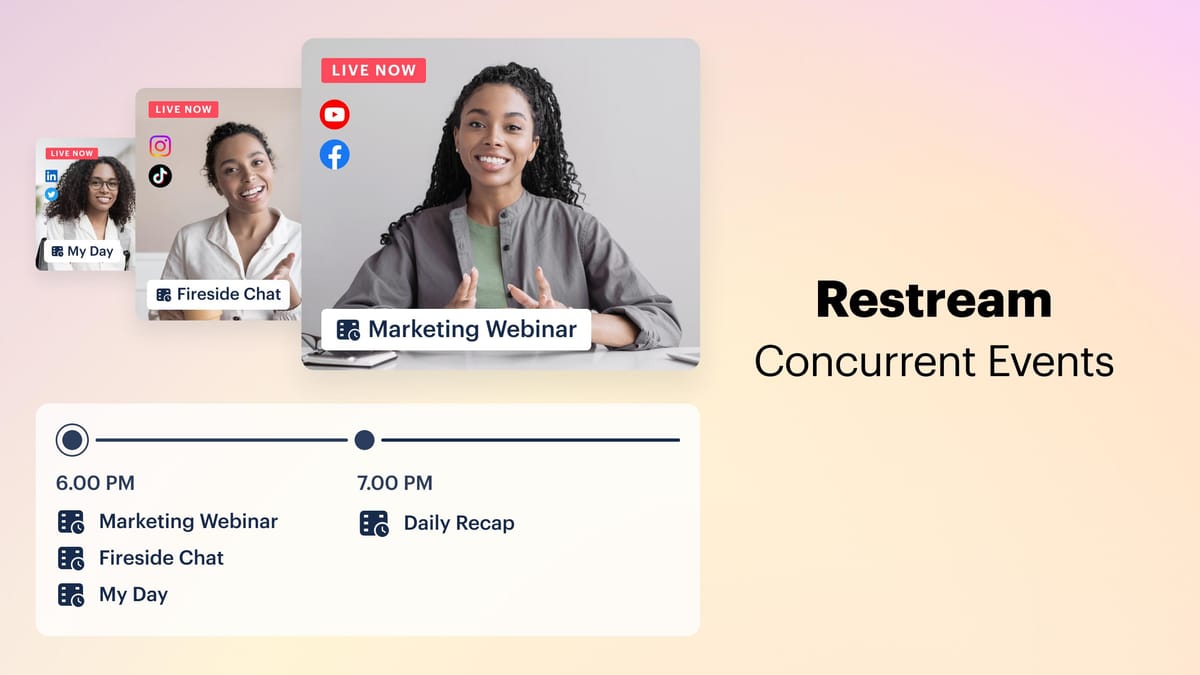 7 Smart Ways to Stream Concurrent Events – Restream Blog