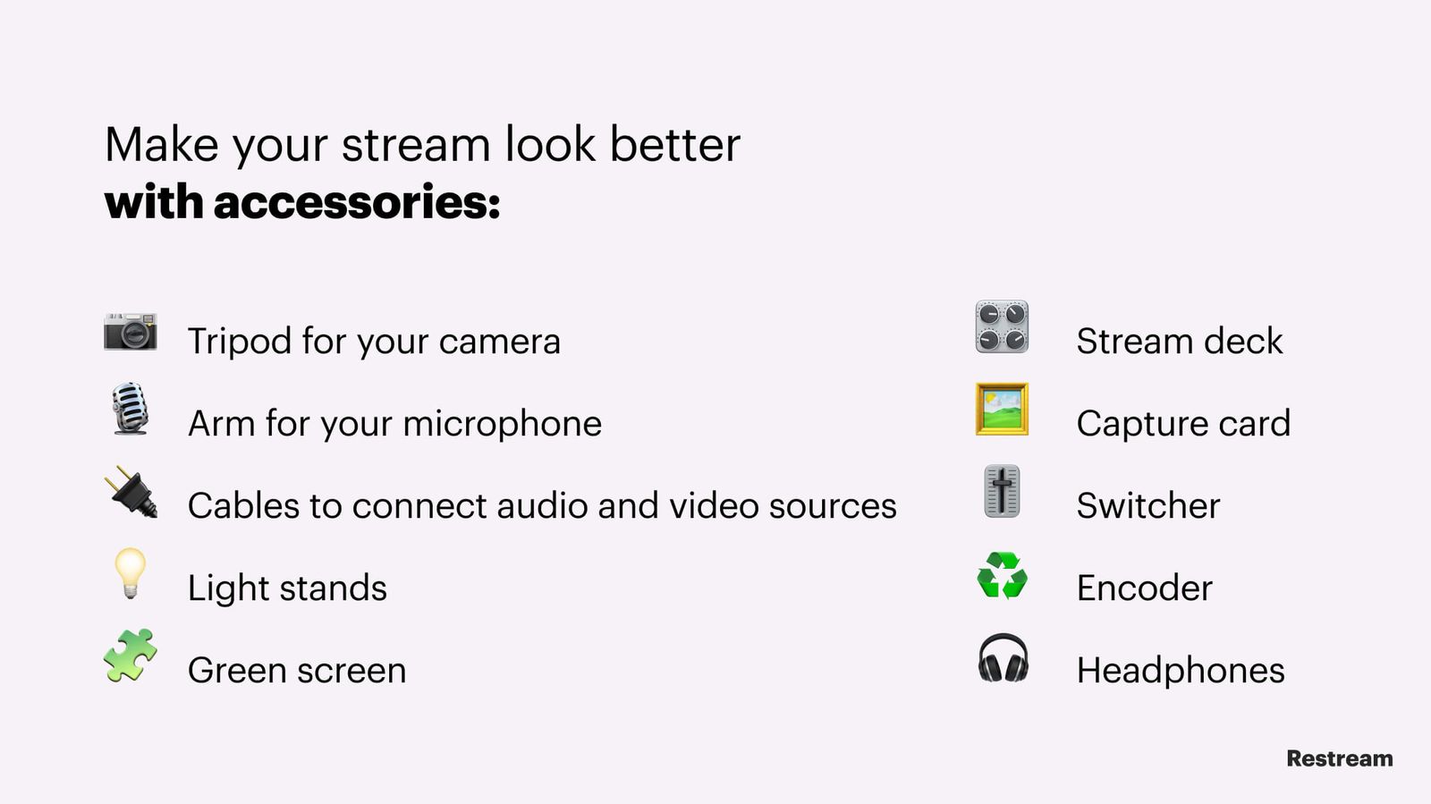 Setting Up a Home Live Streaming Studio: Full Guide – Restream Blog