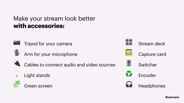 Setting Up a Home Live Streaming Studio: Full Guide – Restream Blog