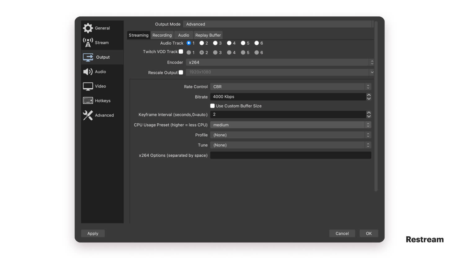 Best Settings For Twitch