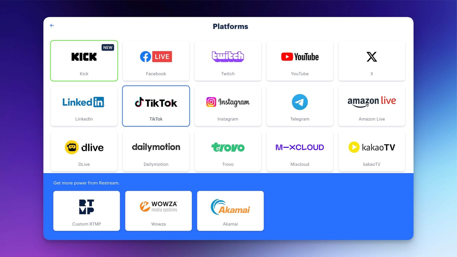How to Get a TikTok Stream Key | Restream Learn